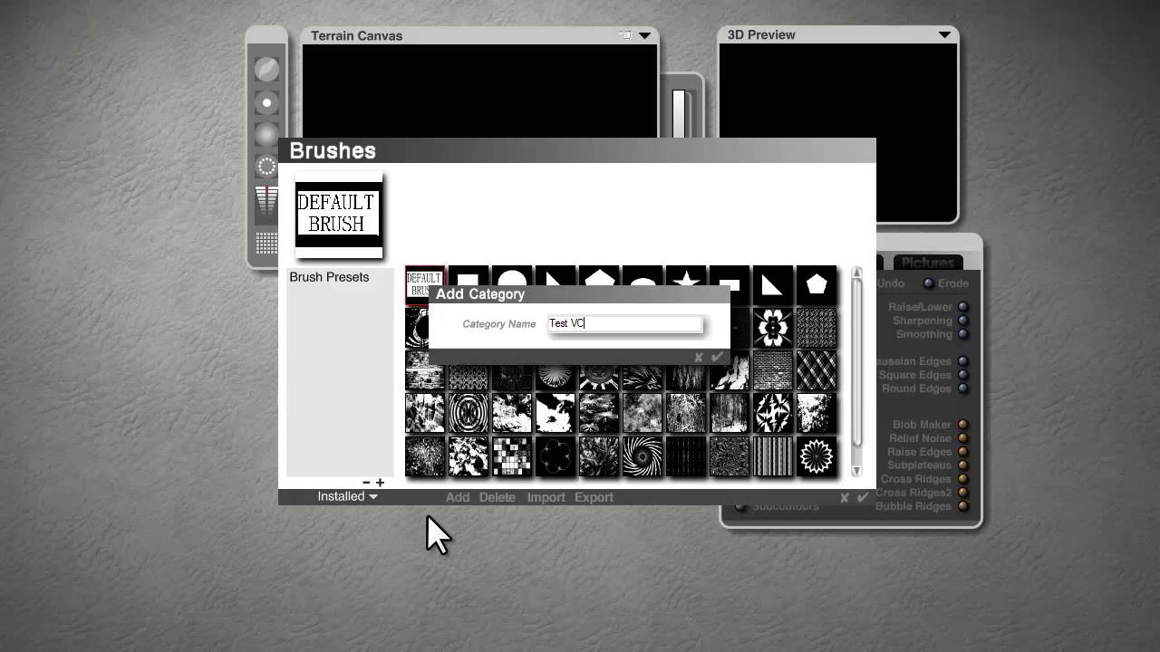 Advanced - using custom brushes in the terrain lab - by David Brinnen ...