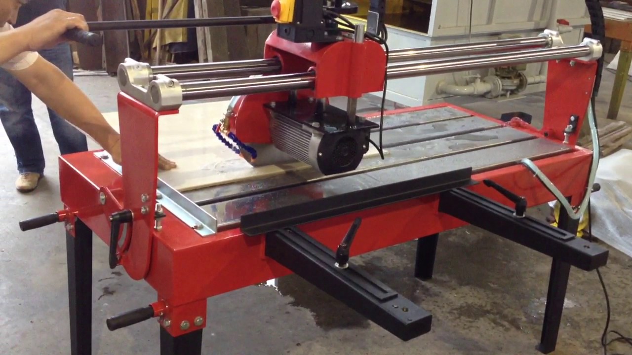 mini cnc saw cutting machine for stone /marble - YouTube