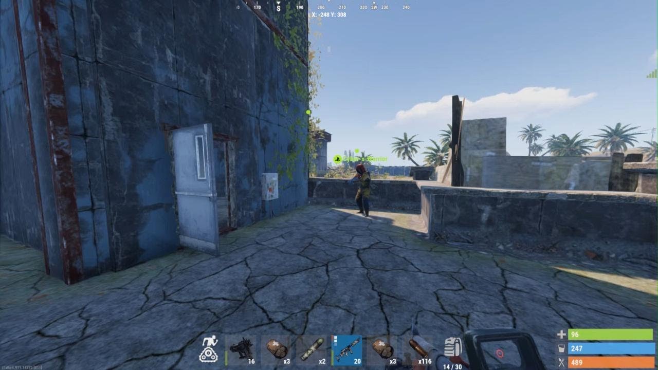 Rust- Cyber_x_Warrior tried to go 1st lol - YouTube