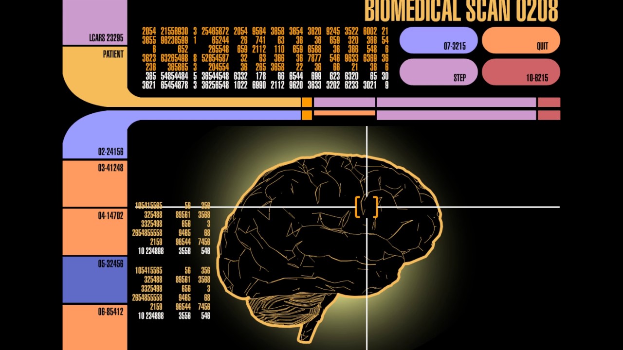 Star Trek LCARS - Biomedical Scan 0208 - YouTube