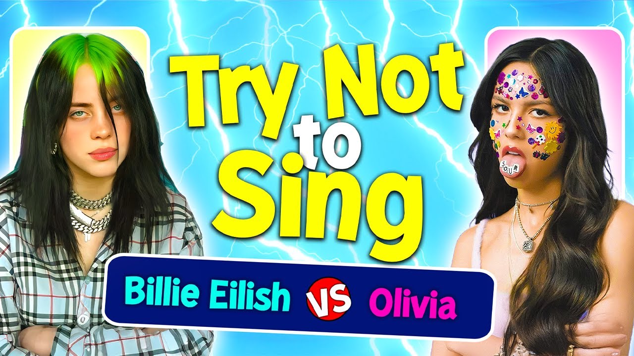 Try Not To Sing 🚫🎤 | Billie Eilish vs Olivia Rodrigo | Gen Z Hits 😉🎶 ...