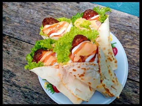 BURGER LEMBU OBLONG RAMLY KLASIK TORTILLA WRAP - YouTube