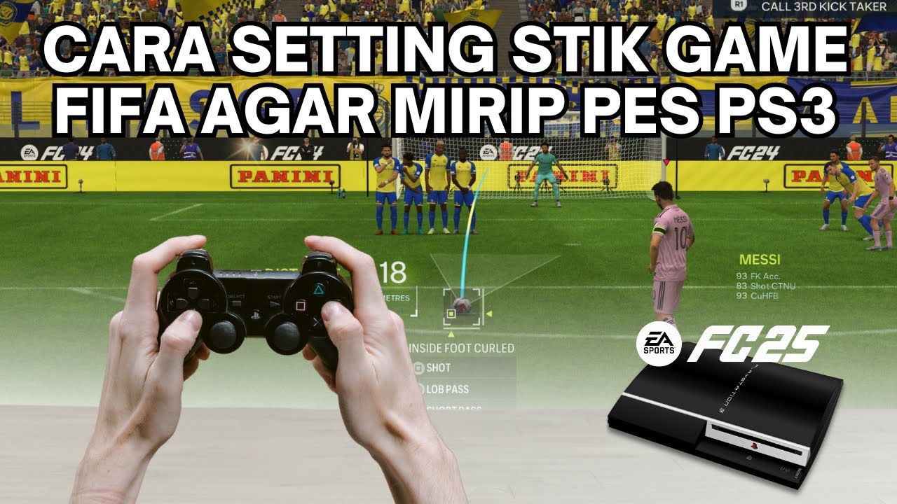 CARA Setting Stik (Gameplay/Kamera/dll) GAME FIFA MIRIP PES eFootball ...