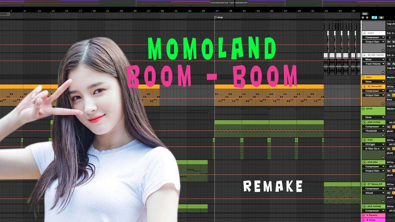 Momoland - Boom Boom ( REMAKE ) - YouTube