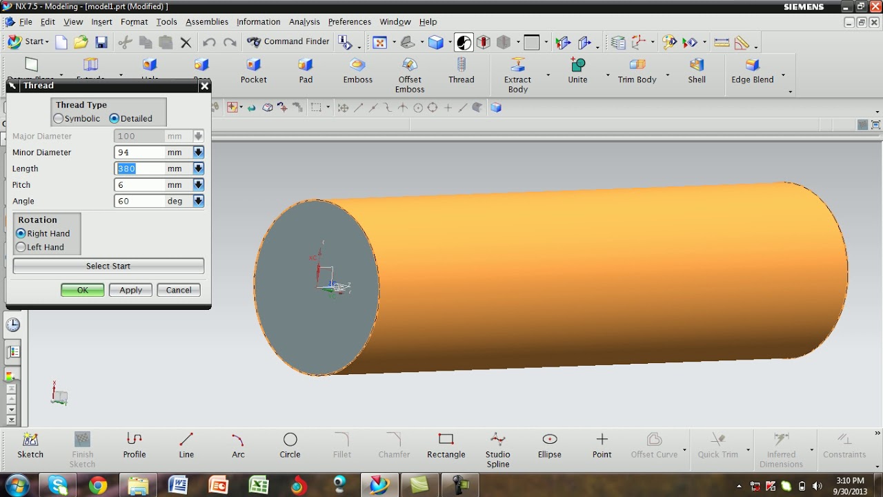 UG NX CAD Modeling Part-2 in Hindi - YouTube