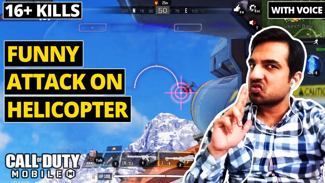 HOW TO ATTACK ON HELICOPTER IN CALL OF DUTY MOBILE | BEST GAMEPLAY ...