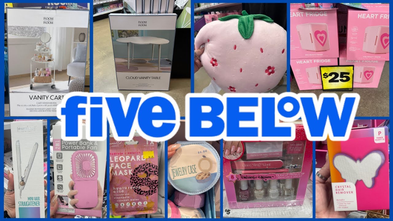 FIVE BELOW SHOP W ME PART 2- NEW SPRING FINDS FOR 2025 - YouTube
