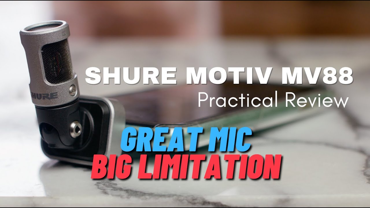Shure Motiv Mv88 | Equipment Review - YouTube