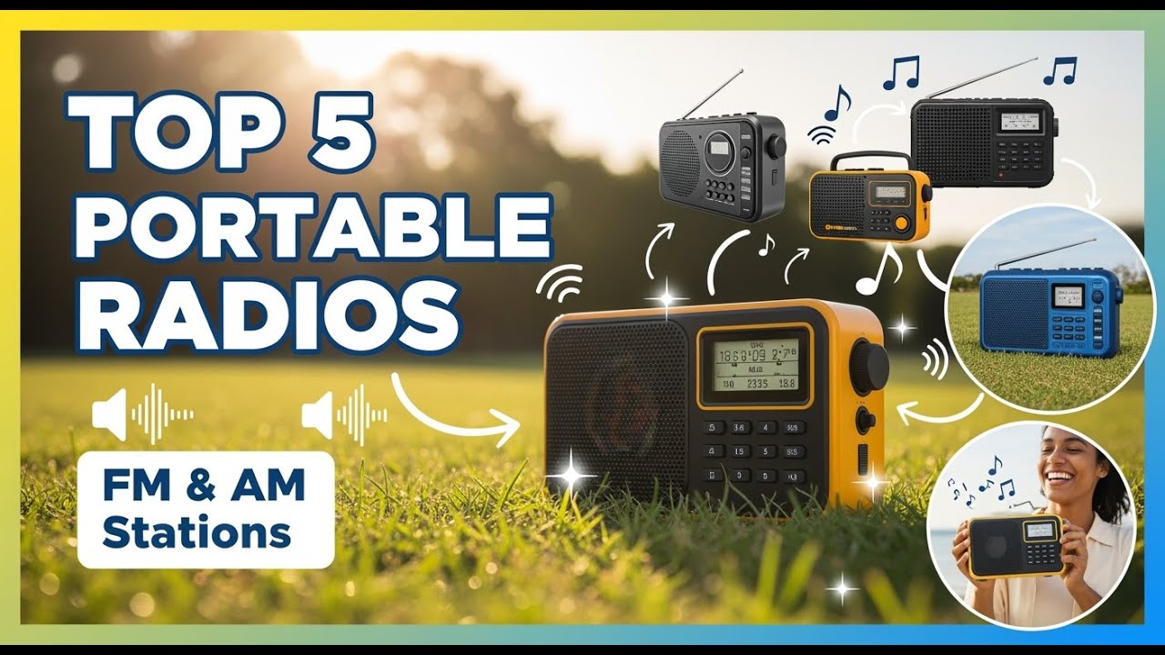 TOP 5 Best Portable Radios with FM and AM 2026 | Tune In to Your ...