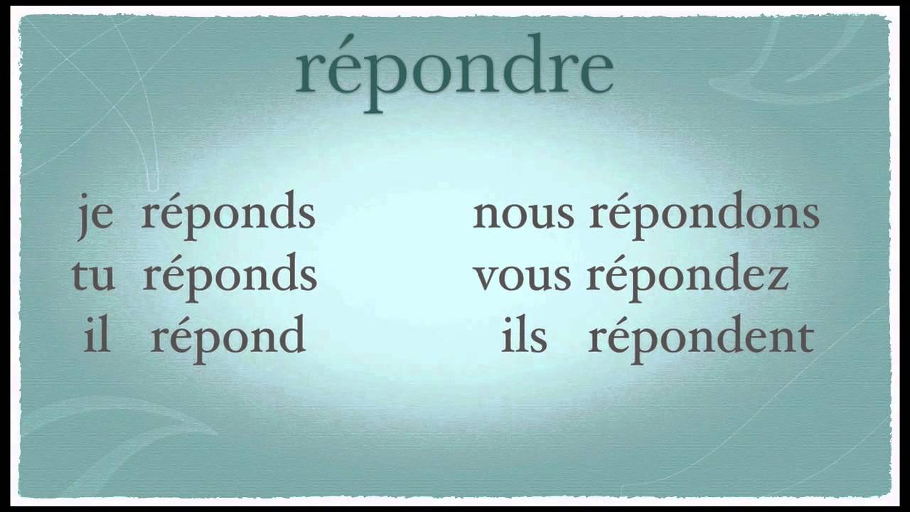 Урок французского языка. Répondre Découvertes - YouTube