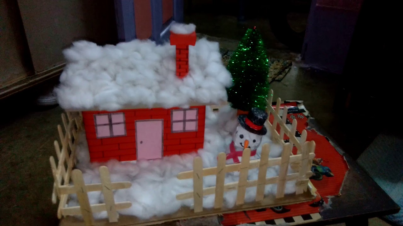 Hand made snow house. - YouTube