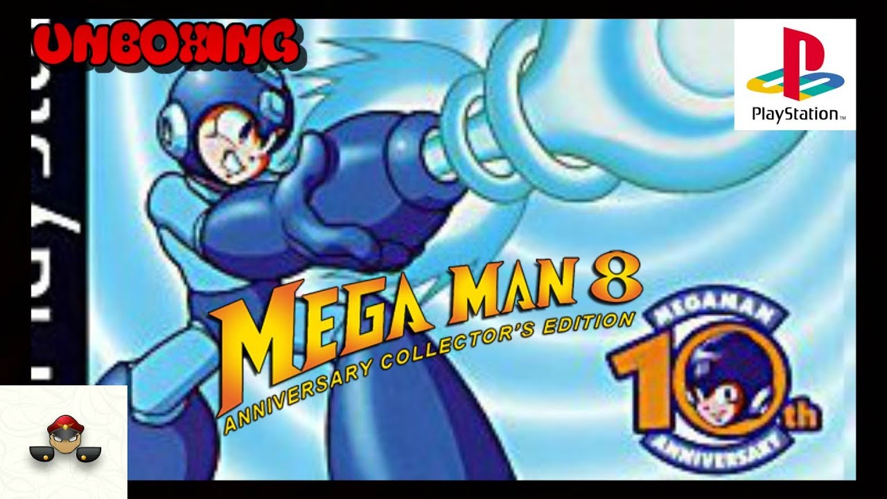 Mega Man 8 Anniversary Collector's Edition Sony PlayStation 1Unboxing ...