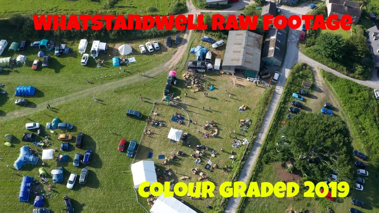 Whatstandwell Festival 2019 Drone Footage (colour graded) - YouTube