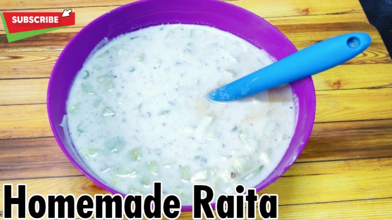 Homemade healthy Raita - how to make easy delicious healthy Raita ...