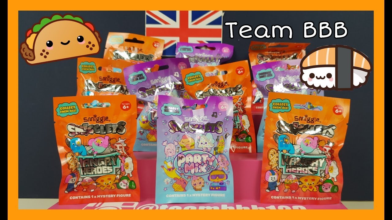 SMIGGLE'S SMIGGLETS! Brand NEW collectable toys! Hangry Heroes and ...
