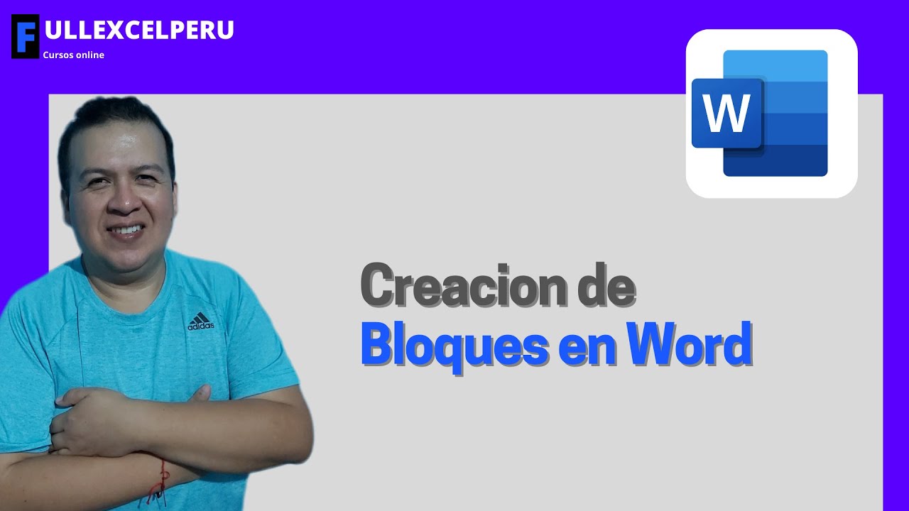 Creacion de Bloques en Word - Clase 13 - YouTube