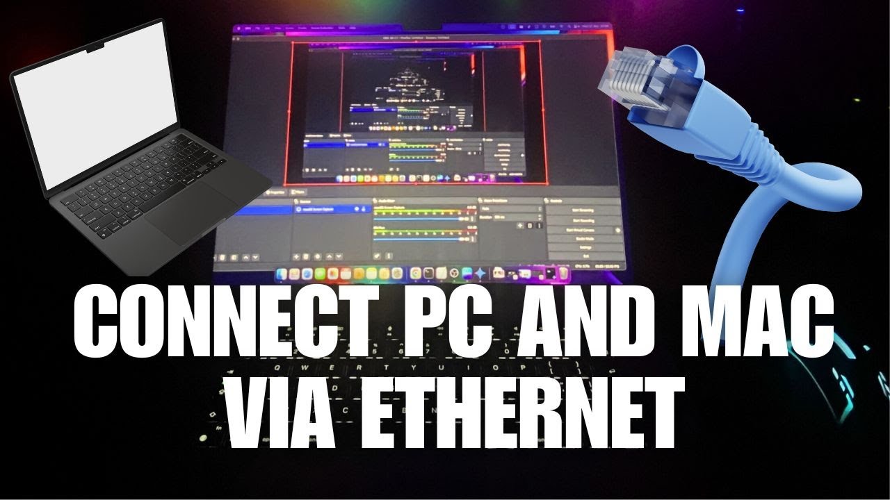 How To Connect Pc And Mac Via Ethernet on Macbook M3 16 Inch 2024 - YouTube