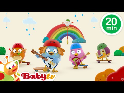Çocuk şarkıları koleksiyonu ❤️Egg Band ile şarkı söyle ve dans et | çocuklar için şarkılar🎵@BabyTVTR