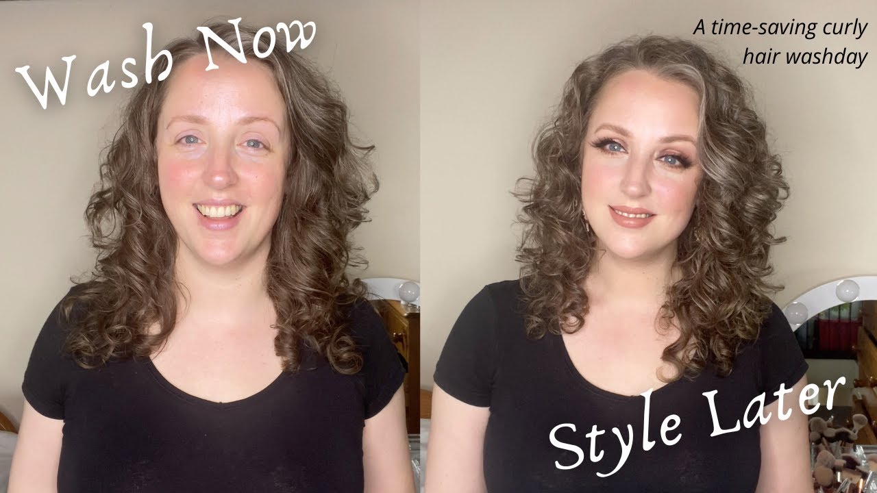 WASH NOW STYLE LATER - Wash and style your curly hair when it suits you ...