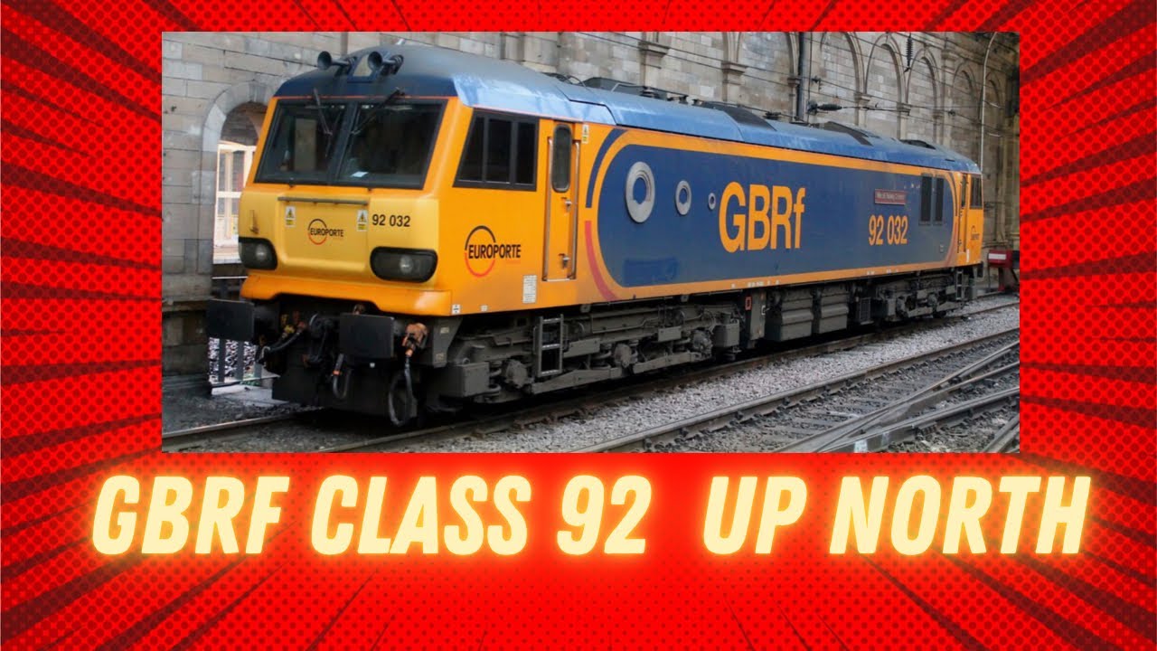 Class 92 Comes up North with …. - YouTube