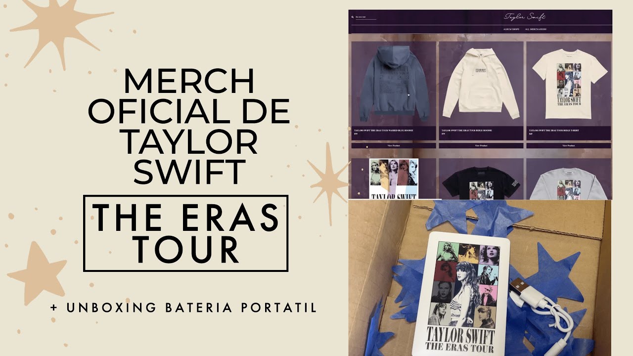 Hablemos de la Merch Oficial de The Eras Tour de Taylor Swift - YouTube