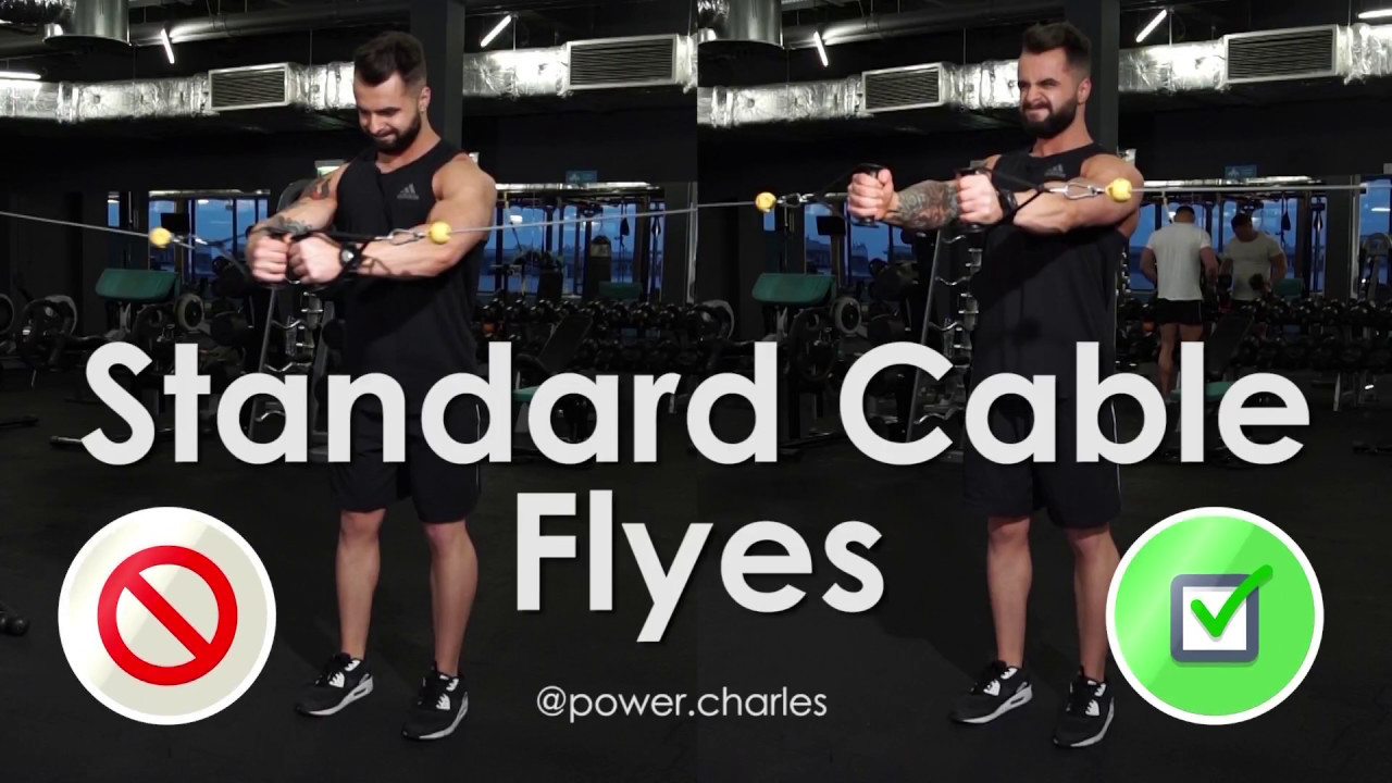 How To Exercise Chest - Cable Flyes - YouTube
