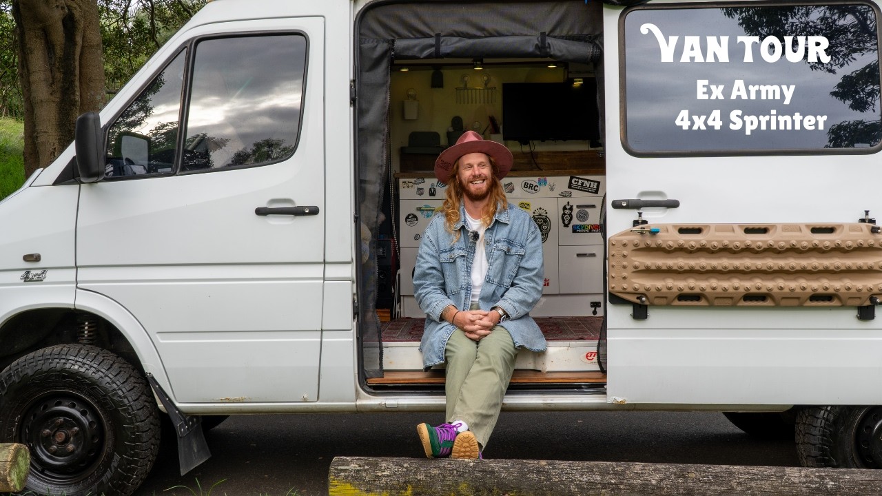 Van Tour | Ex Army 4x4 Sprinter - YouTube