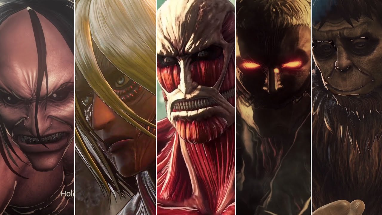 Attack on Titan 2: Final Battle PS5 All Bosses / With Cutscene (4K ...