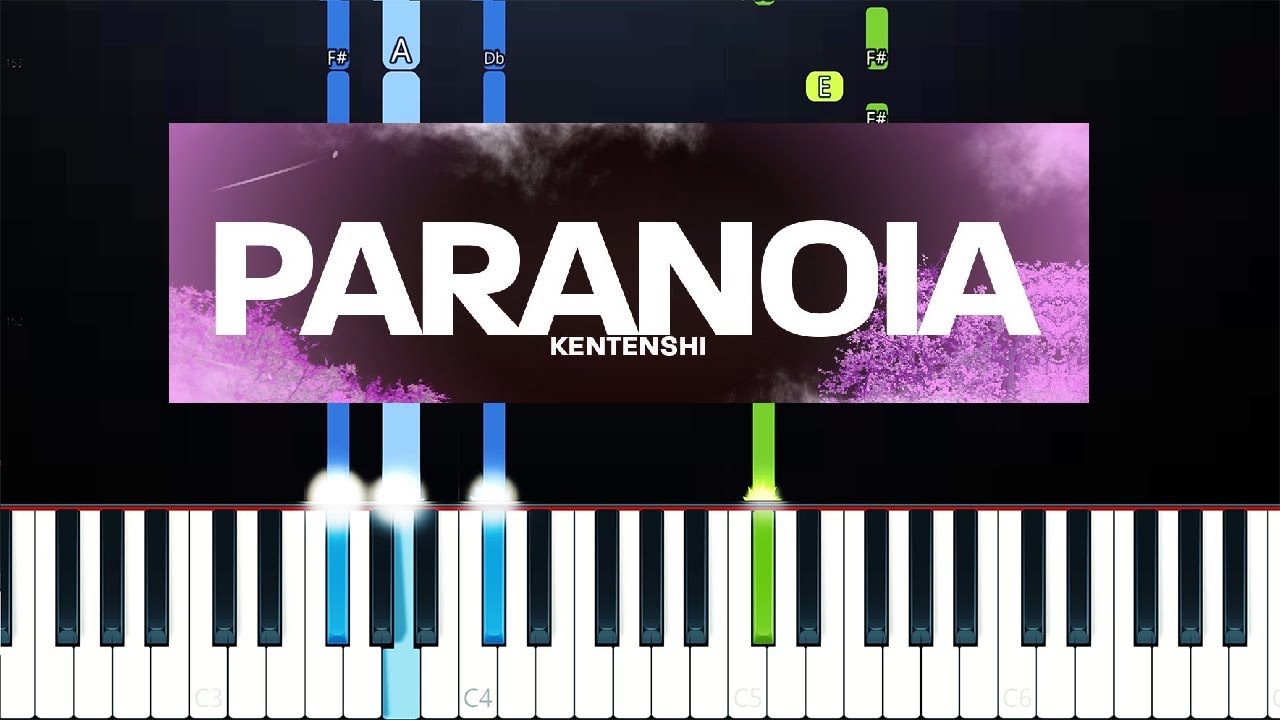 KENTENSHI - paranoia (Piano Tutorial) - YouTube