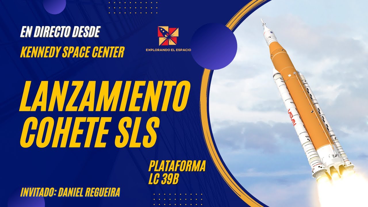 CANCELADO PRIMER INTENTO - LANZAMIENTO DEL MEGA COHETE SLS DE LA NASA ...
