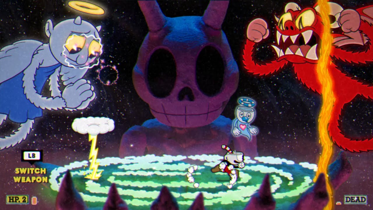 Cuphead DLC - Devil & Angel Secret Boss Fight - YouTube