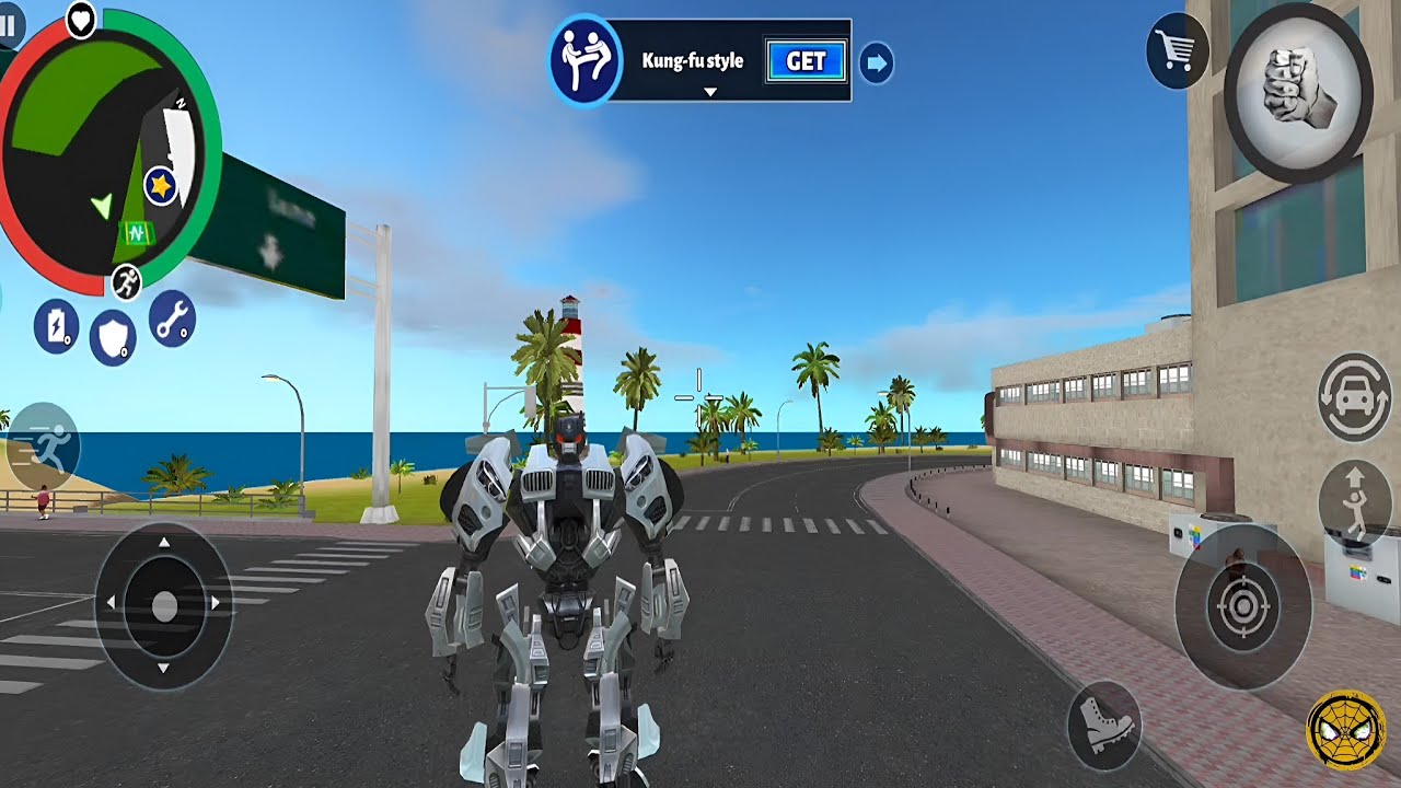 Robot Car Game By Naxeex Simulator Police Killing #4 Android Gameplay - YouTube