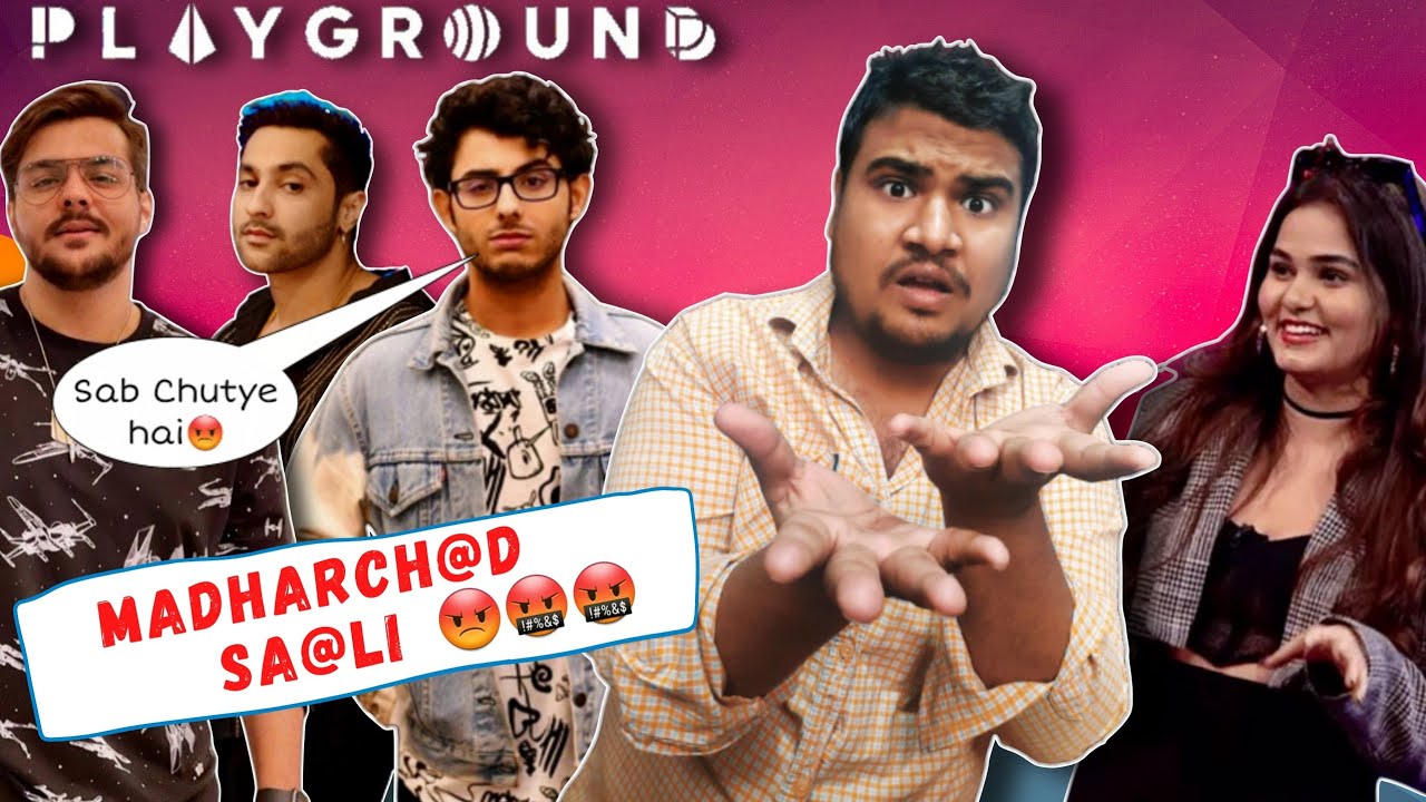 Carryminati Insulting Unnati Tomar | Playground | Ashish chanchlani ...
