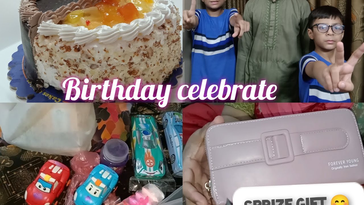 Birthday celebrate # sprize gift 😊 #powerinsaan - YouTube