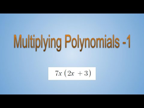 5.4 How to Multiply Polynomials 1 - YouTube