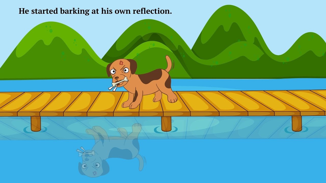 The Greedy Dog | English Moral Story | | minikidzhub | - YouTube
