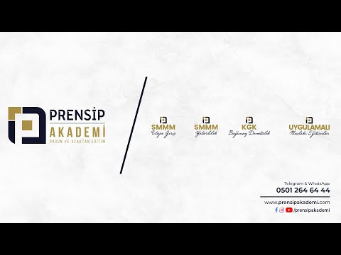 SMMM Yeterlilik Finansal Muhasebe