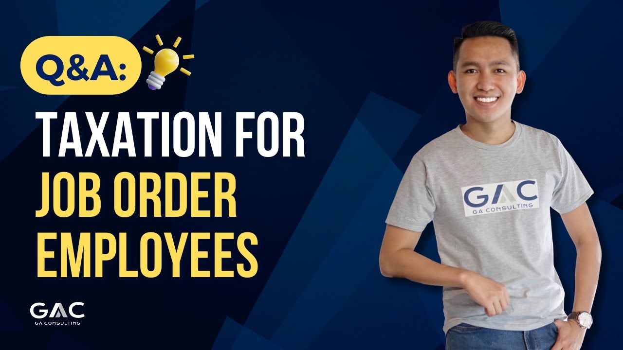 Job order employee, paano ang TAX? 🤔 - YouTube