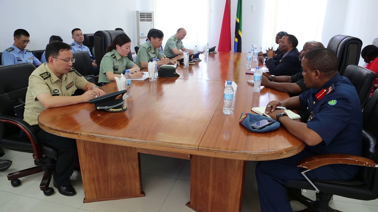 THE DELEGATION FROM PEOPLE LEBALATION ARMY(PLA) OF CHINA VISTING AT NDC ...