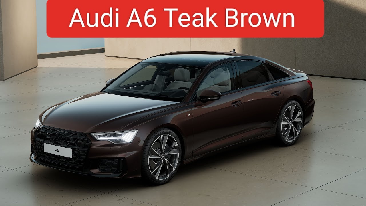 New Audi A6 C8 Teak Brown 2024 Facelift - Luxury with Beige Interior ...