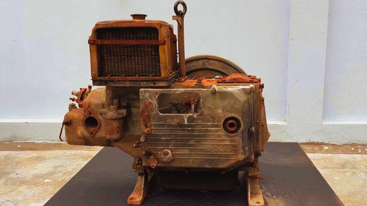 Genius Man Made an Incredible Diesel Engine Restoration - Restore ...