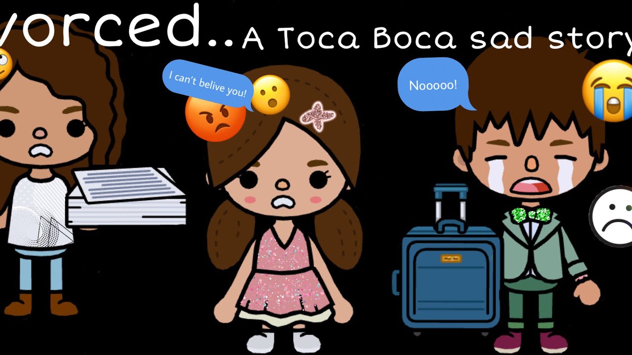 The divorce... A Toca Boca sad story 😢😣😖🥺💖 - YouTube