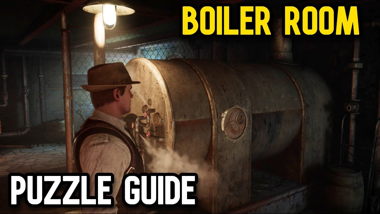 Alone in the Dark Boiler room Puzzle - Boiler broken plates locations ...