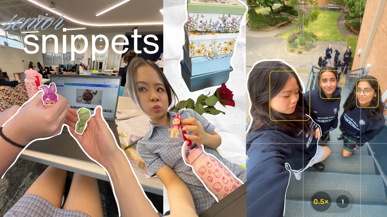 senior snippets SCHOOL VLOG👩‍💻sonny angel unboxing, time capsules, fun ...
