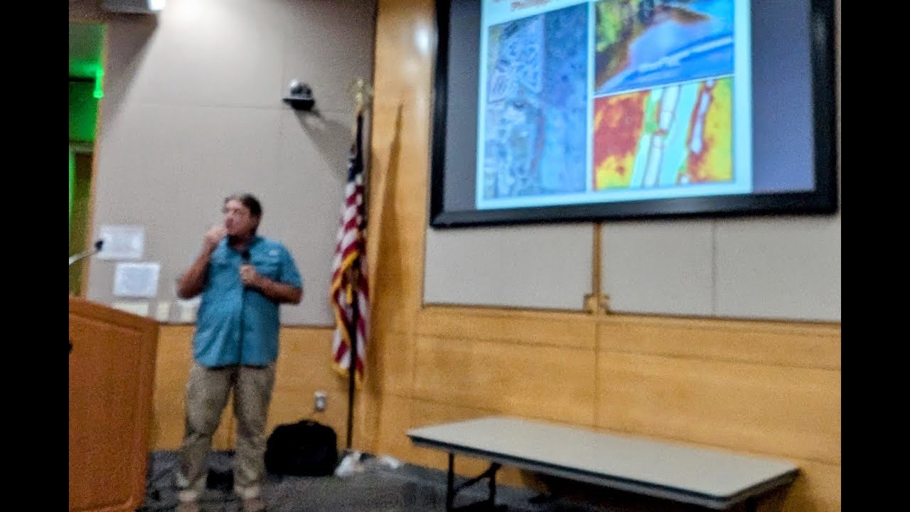 SCAN Stephen Suau presents his findings about the Flood after Tropical ...