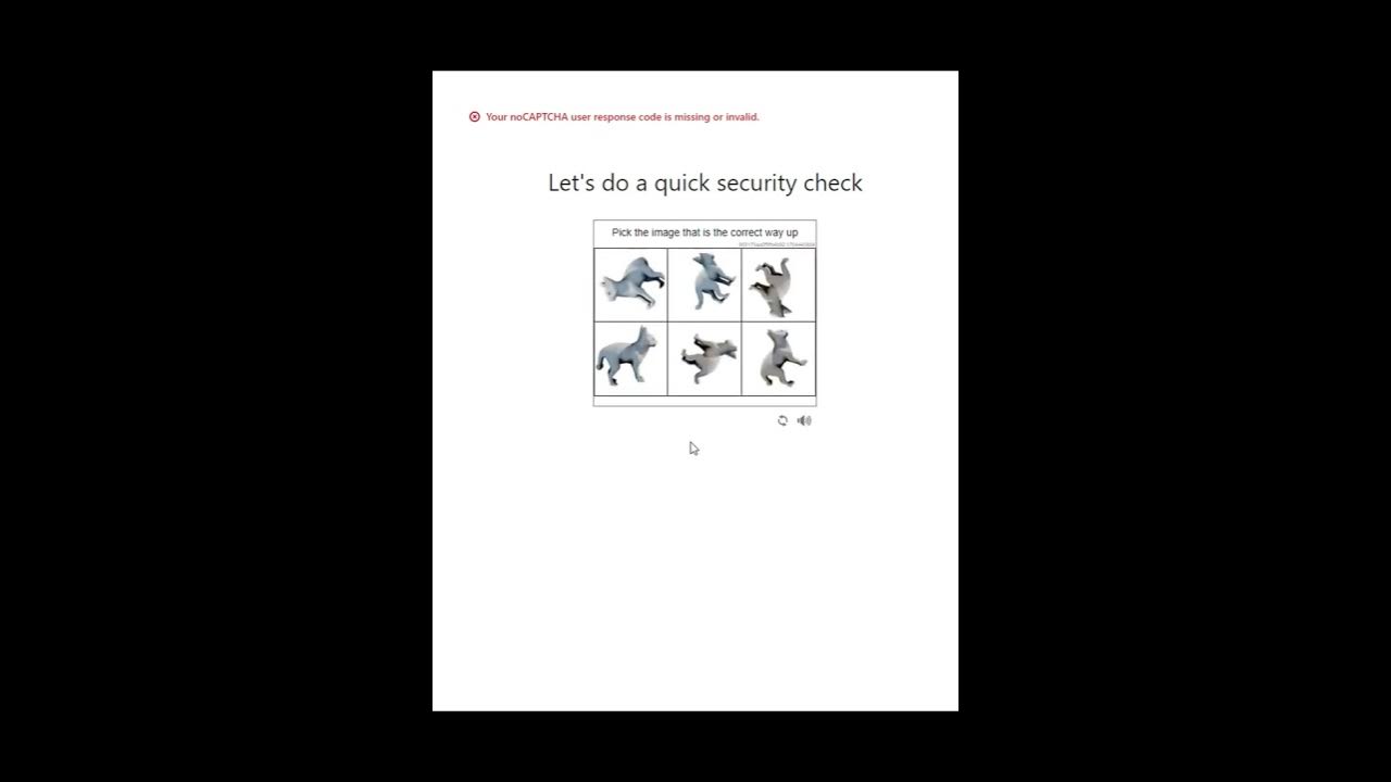 Your noCAPTCHA user response code is missing or invalid #linkedin - YouTube