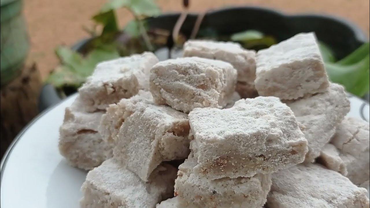 kaju aluwa - kaju aluwa new year sweet කටට රසට කජු අලුවා - YouTube