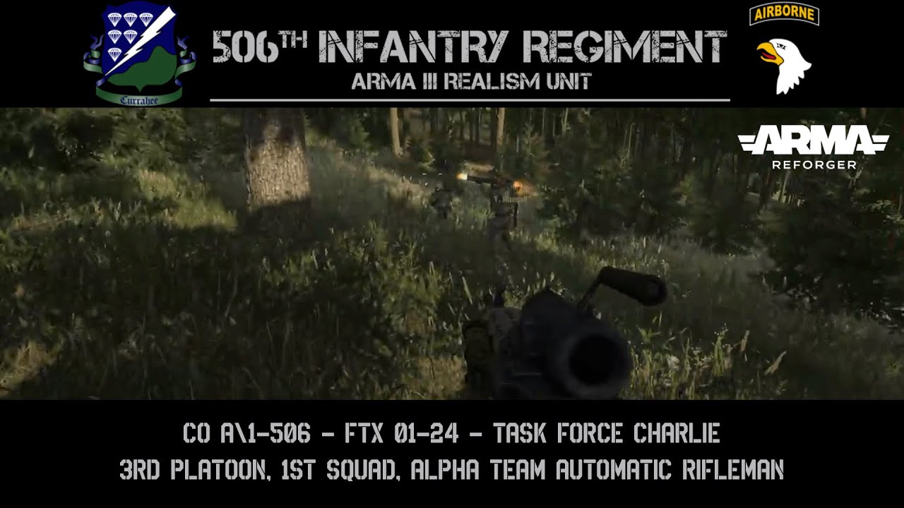 506th IRRU: FTX 01-24 - Task Force Charlie | ArmA Reforger Infantry ...