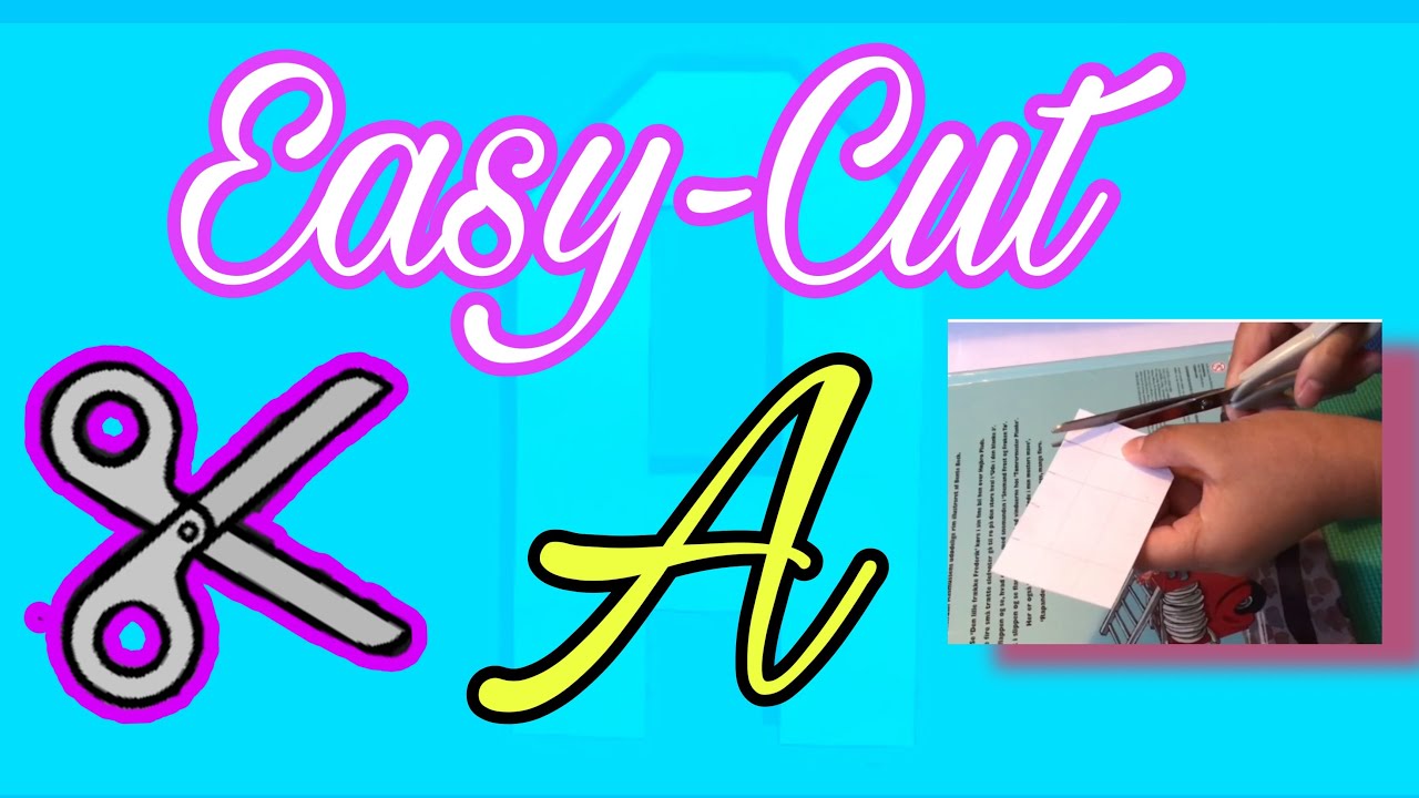 HOW TO CUT LETTER “A” AND MAKE A SHADOW BY LOVESKIE - YouTube
