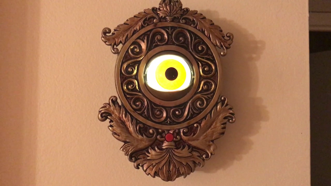 Gemmy 2017 Animated Eyeball Doorbell - YouTube